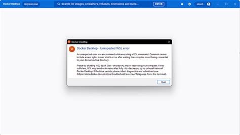 Docker Desktop Unexpected Wsl Error Docker Desktop Docker Community
