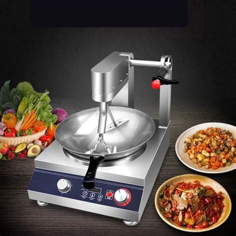 Electric Wok Stir Fry Frying Pan Multifunction Cooking Robot Commercial