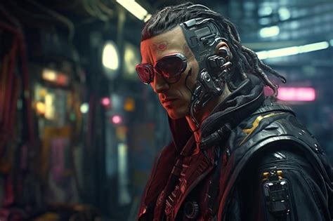 Premium AI Image A Man With A Gun And A Gun In His Hand Is Looking At The Camera