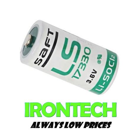 Original Saft Ls17330 Battery Lithium Thionyl Chloride 3 6v 2100mah For