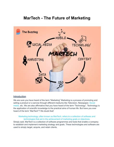 Ppt Martech The Future Of Marketing Powerpoint Presentation Free Download Id 12249680