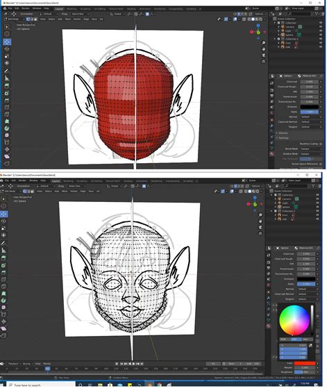 Transparency How Do I Make An Object Partially Transparent In The D View Blender Stack