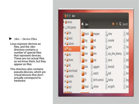 1 Intro Linux System Architecture Features File System Structure And