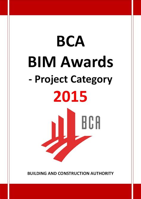 Pdf Bca Bim Awards Building Information Modelling In Singaporebimsg