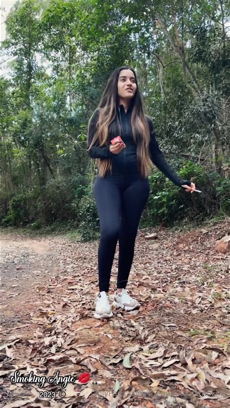 Smoking Angie On A Hike Eporner