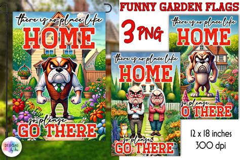 Funny Garden Flag Sarcastic Sign Png Graphic By Designs By Ira