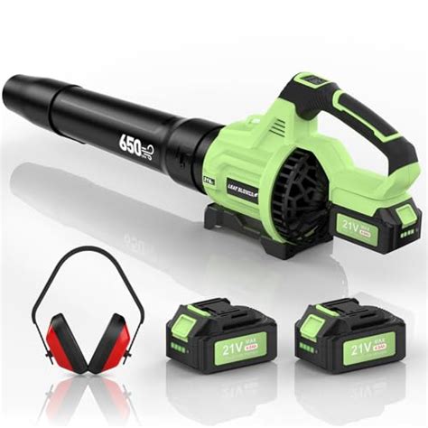 Leaf Blower Cordless650 Cfm And 160 Mph Electric Cordless Leaf Blower