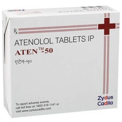 Aten Atenolol 50mg Tablet At ₹ 35stripe In Nagpur Id 2853895474230