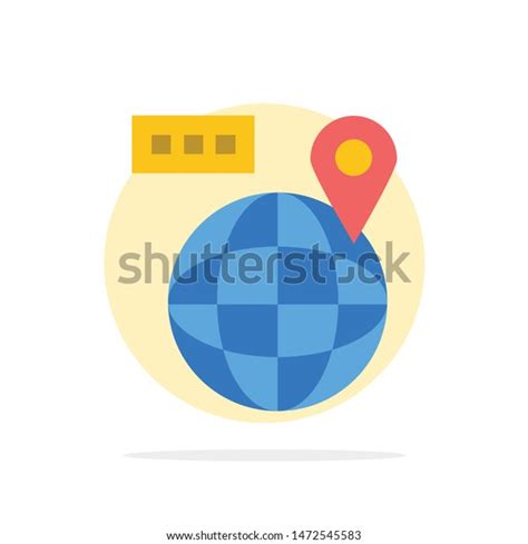 World Map Navigation Location Abstract Circle Stock Vector Royalty Free 1472545583 Shutterstock