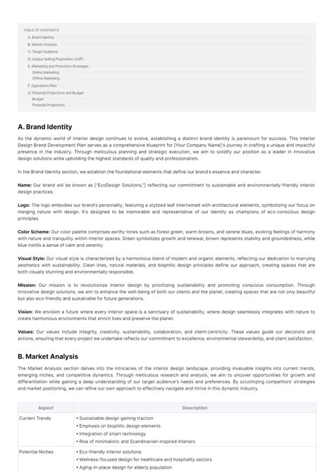 Free Interior Design Plan Templates Editable And Printable