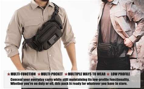 Cltac Tactical Fanny Pack Ccw Gun Waist Bag For Men And