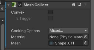 Unity 2020.3.48f mesh collider not working - Stack Overflow