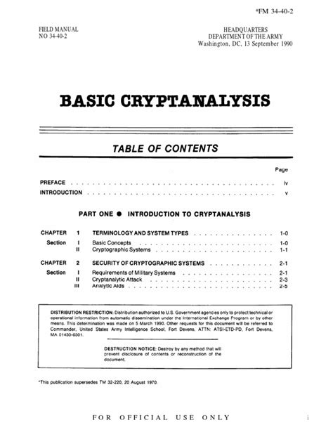 Basic Cryptanalysis Pdf Cryptography Cryptanalysis