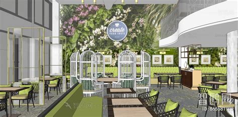 Modern Cafeteria Sketchup Model Download Model Id 865581999 1miba