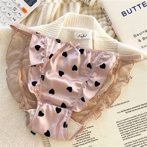 3 Pack Lot Sexy Womens Satin Panties Underwear Polka Dot Sheer Briefs