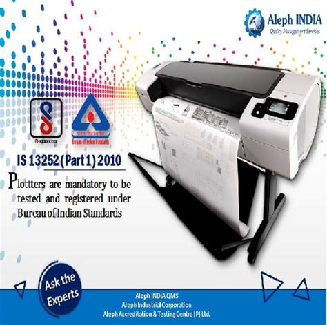 Bis Registration For Plotter In Mayur Vihar I Delhi Aleph Accreditation And Testing Centre