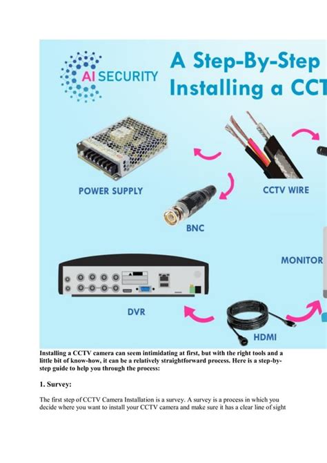How To Install Cctv Camera Step By Steppdf