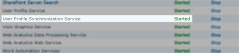 User Profile Synchronization Service Hangs On Starting Fixed It