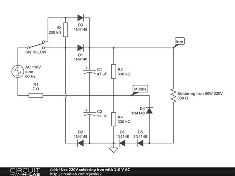 Circuit Diagram Of Soldering Iron Wiring Flow Schema