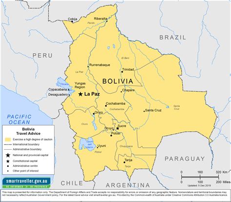 Bolivia Location In The Map