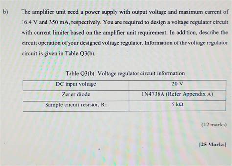 Solved A The Microprocessor Requires An Output Voltage
