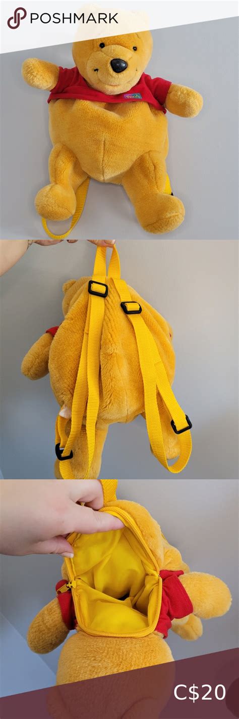 Plush Winnie The Pooh Backpack Disney Winnie The Pooh Pooh Winnie