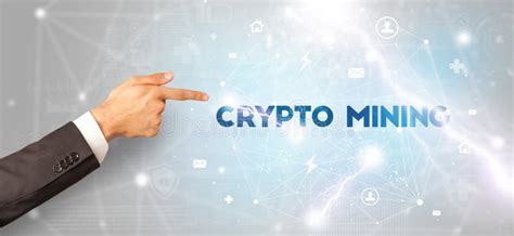 Hand Pointing At Inscription Concept Stock Image Image Of High