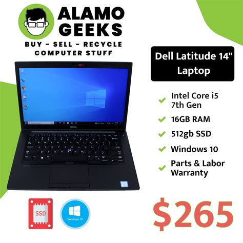Buy Dell Latitude 7480 14 Laptop Intel Core I5 7th Gen 16GB RAM 500GB NVME WIN 10 264 98