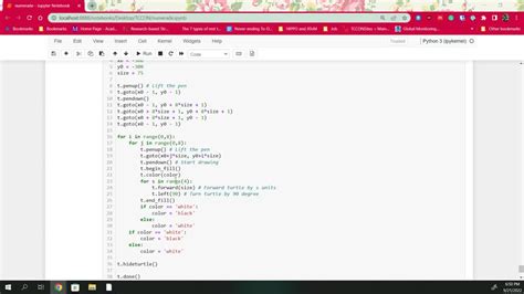 solved turtle chessboard write a program to draw a chessboard as
