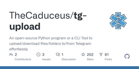 Github Thecaduceustg Upload An Open Source Python Program Or A Cli