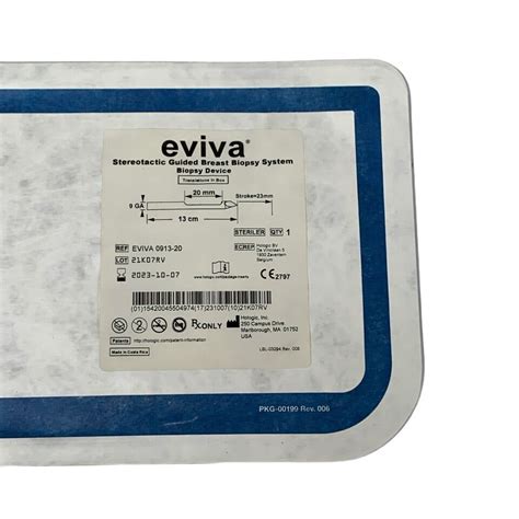 New Hologic Ref Eviva 0913 20 Stereotactic Guided Breast Biopsy System Biopsy Device Exp 2023