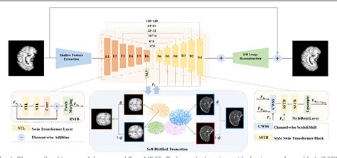 Transmrsr Transformer Based Self Distilled Generative Prior For Brain