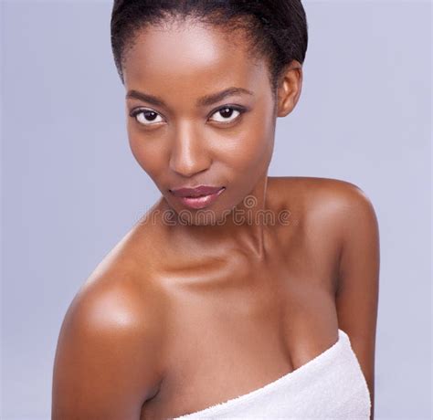 Skin Any Woman Would Want Studio Shot Of An Attractive African
