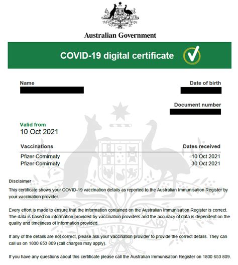 Getting Proof Of Your Vaccinations From My Health Record Australian
