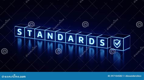 Standard Quality Control Certification Assurance Guarantee Internet Business Technology Concept