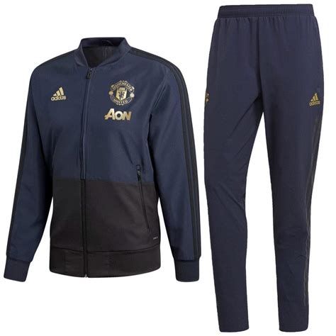 Manchester United Training Presentation Soccer Tracksuit Ucl 2018 19