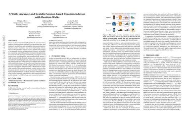 S Walk Accurate And Scalable Session Based Recommendationwith Random