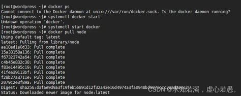 Node，docker 中安装nodejsdocker Nodejs Csdn博客