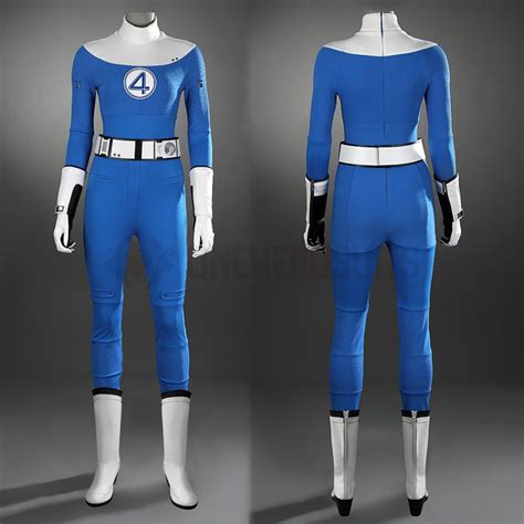Invisible Woman Cosplay Suit