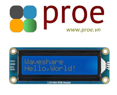 lcd1602 rgb module 16x2 characters lcd rgb backlight 3 3v 5v i2c