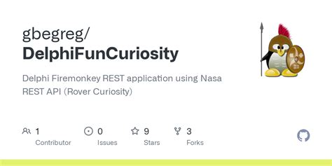 GitHub Gbegreg DelphiFunCuriosity Delphi Firemonkey REST Application Using Nasa REST API
