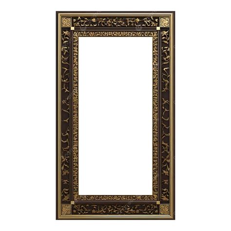 Wood Texture Border Frame Wood Texture Rectangle Shape Dark Wood
