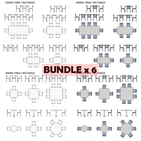 autocad blocks dining table top front and side view download