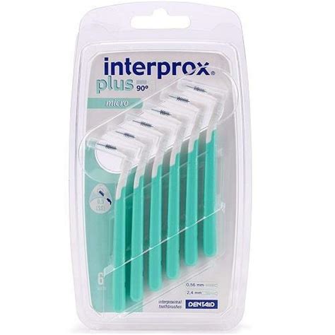 Interprox Plus Interproximal Brush Micro Green 056mm Pack Of 6 X 6