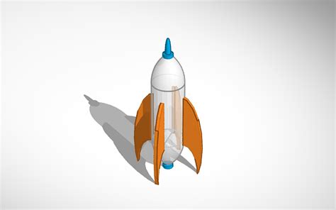 3d Design Bottle Rocket Tinkercad