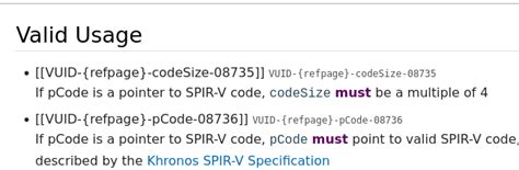 `vuid {refpage} codesize 08735` · issue 2104 · khronosgroup vulkan