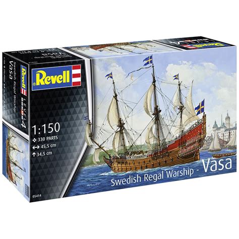 Revell Swedish Regal Warship Vasa Model Kit Scale 1 150