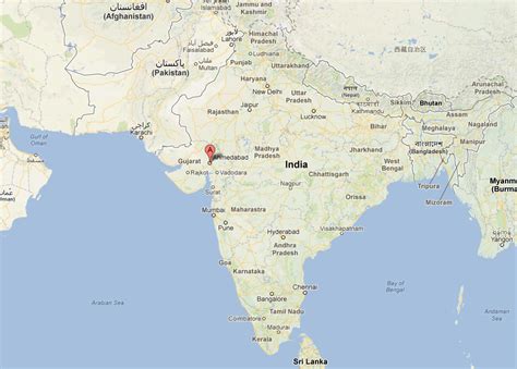 Ahmadabad Map India