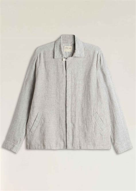 Hidden Placket Jacket Seamless Design Maison Sora