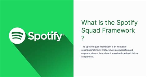 What Is The Spotify Squad Framework